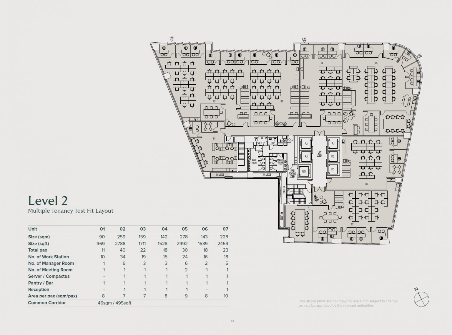 Site and Floor Plan - VisionCrest Orchard Commercial